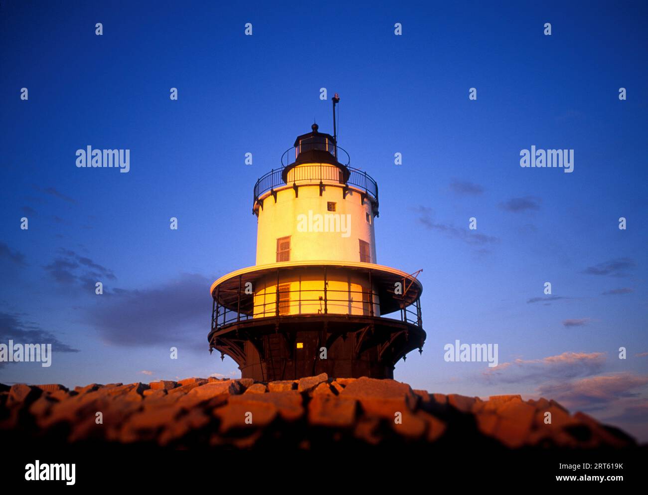 Spring Point Ledge Lighthouse, Maine Stock Photo - Alamy