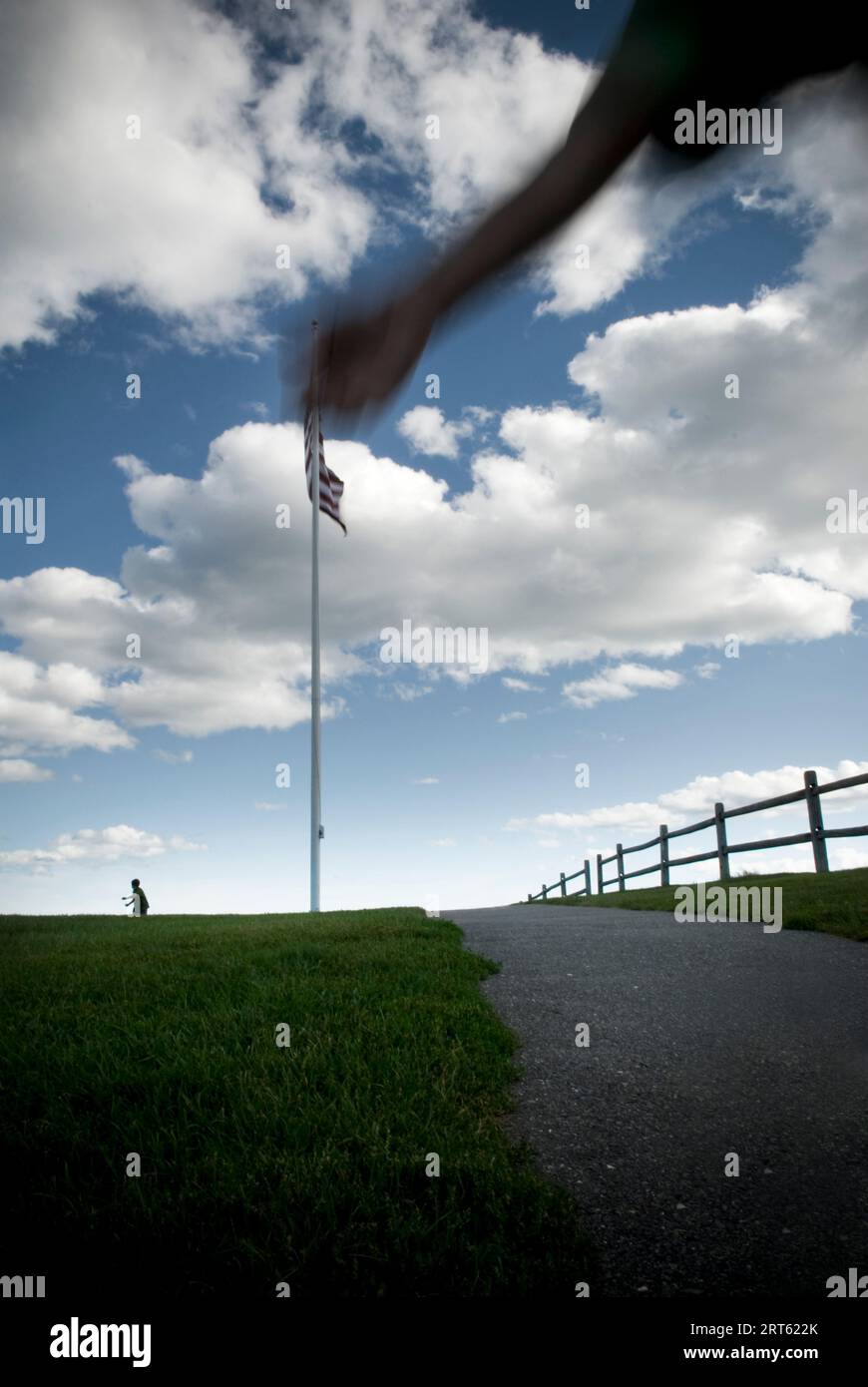 Hand waving flag hi-res stock photography and images - Alamy