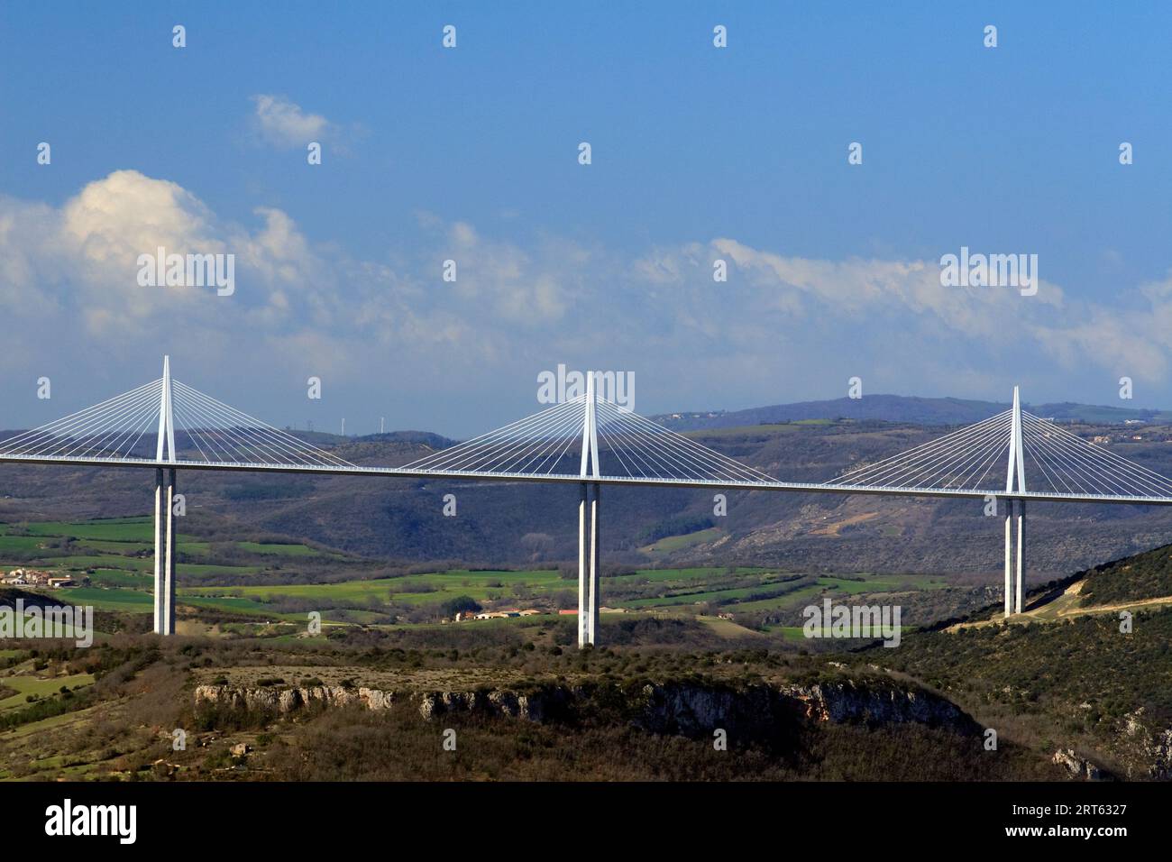 Millau bridge france aerial hi-res stock photography and images - Alamy