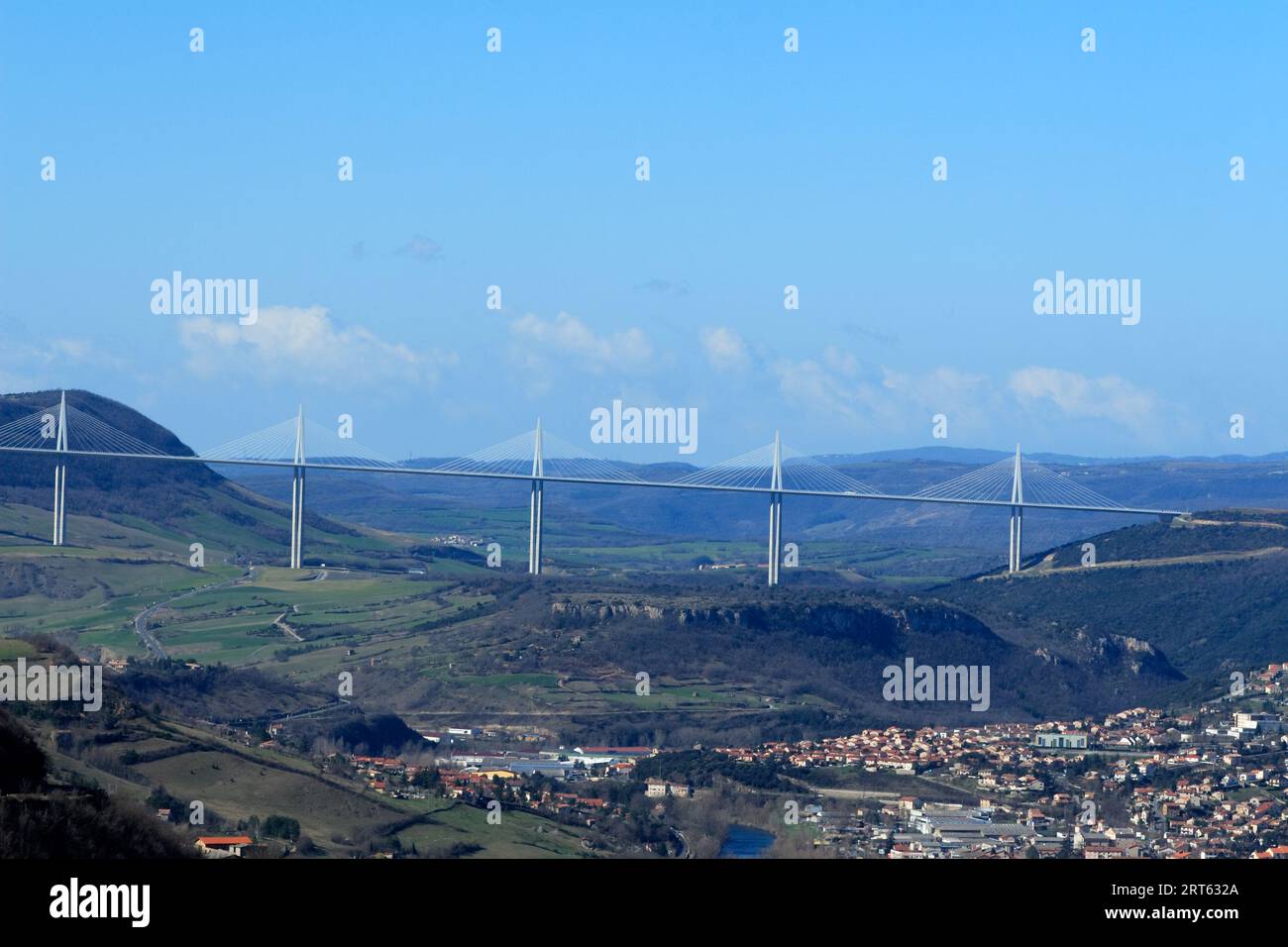 Millau bridge france aerial hi-res stock photography and images - Alamy