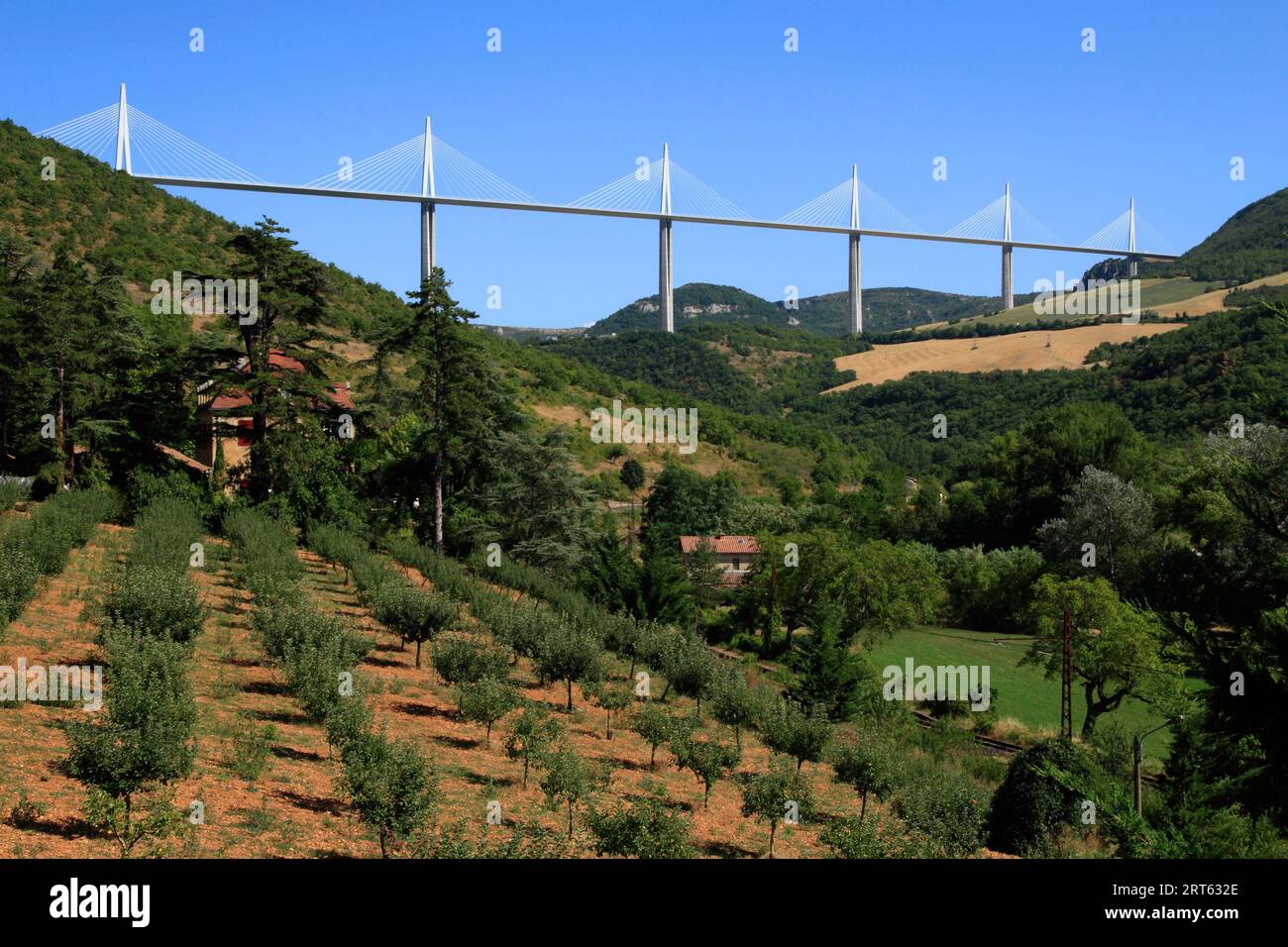Millau bridge france aerial hi-res stock photography and images - Alamy
