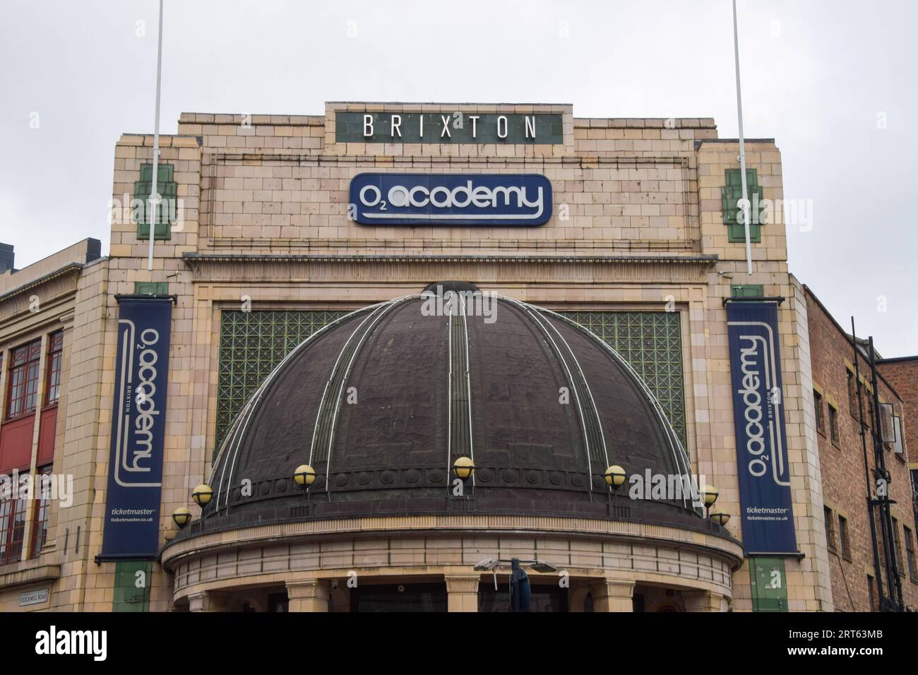 London, England, UK. 11th Sep, 2023. Exterior view of a closed Brixton ...