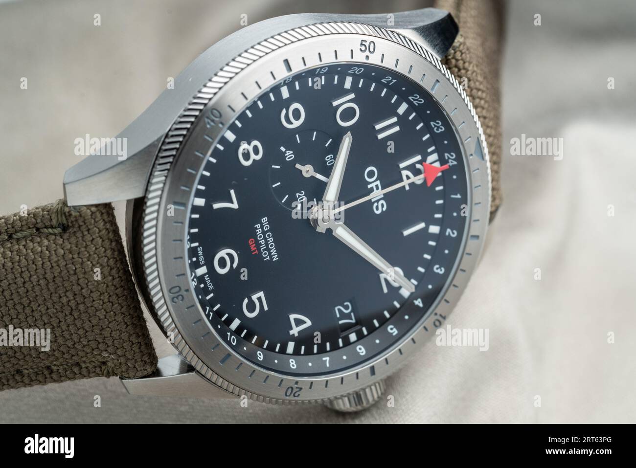 Oris Big Crown ProPilot Timer GMT Stock Photo - Alamy