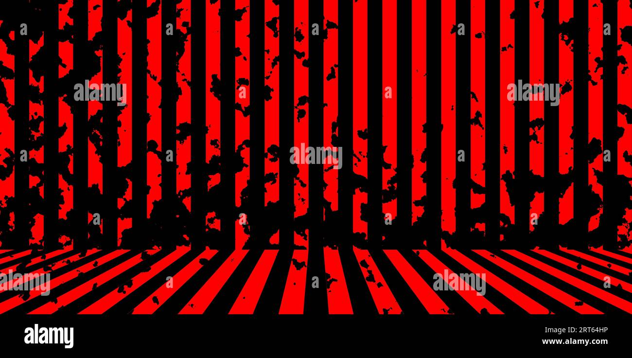 Cracked stripes stage in orange for halloween background. Hard edges ...