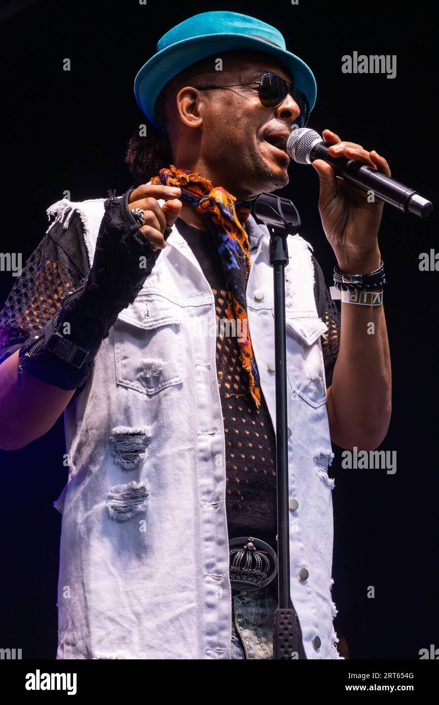 London, UK. 9th September, 2023. Jeffrey Daniel of Shalamar performs at ...