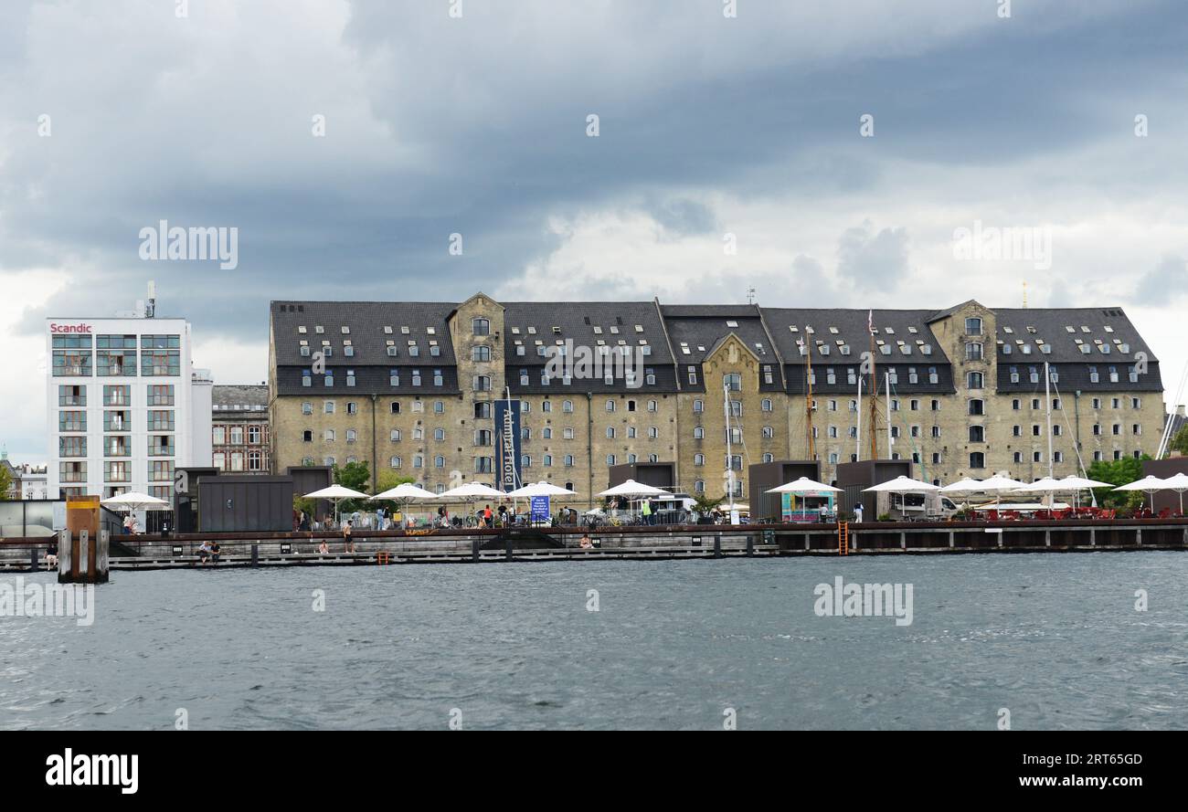 A view of the Copenhagen Admiral Hotel by the Inner Harbour waterfront ...