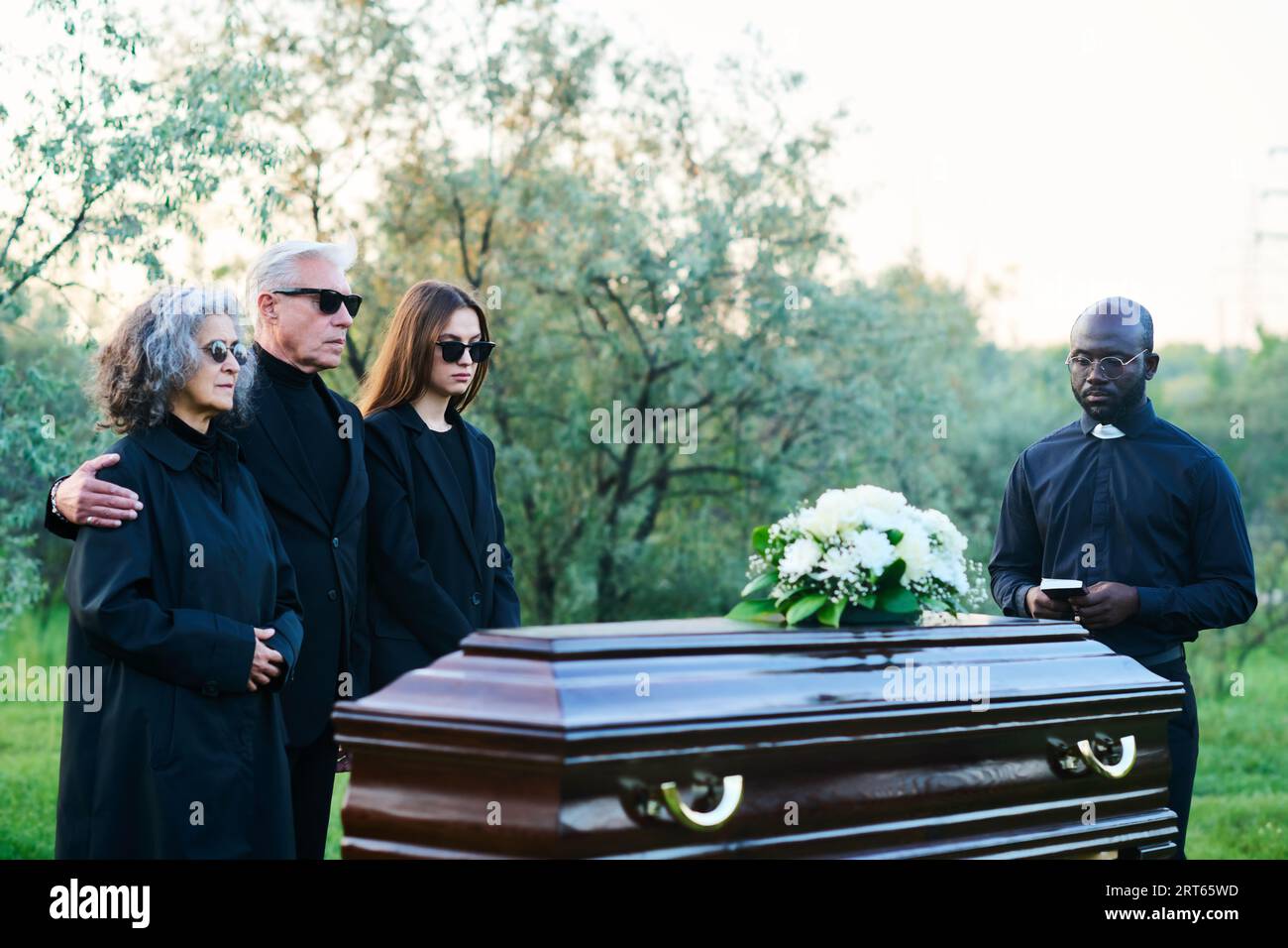 African american funeral service hi-res stock photography and images ...