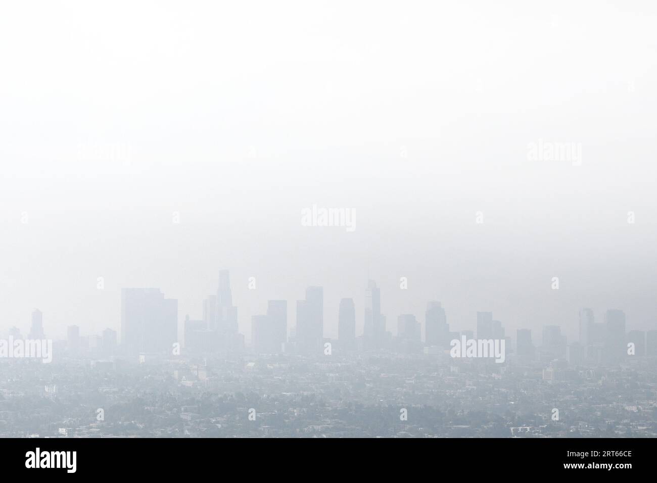 cityscape in the smog. city in smog Stock Photo - Alamy