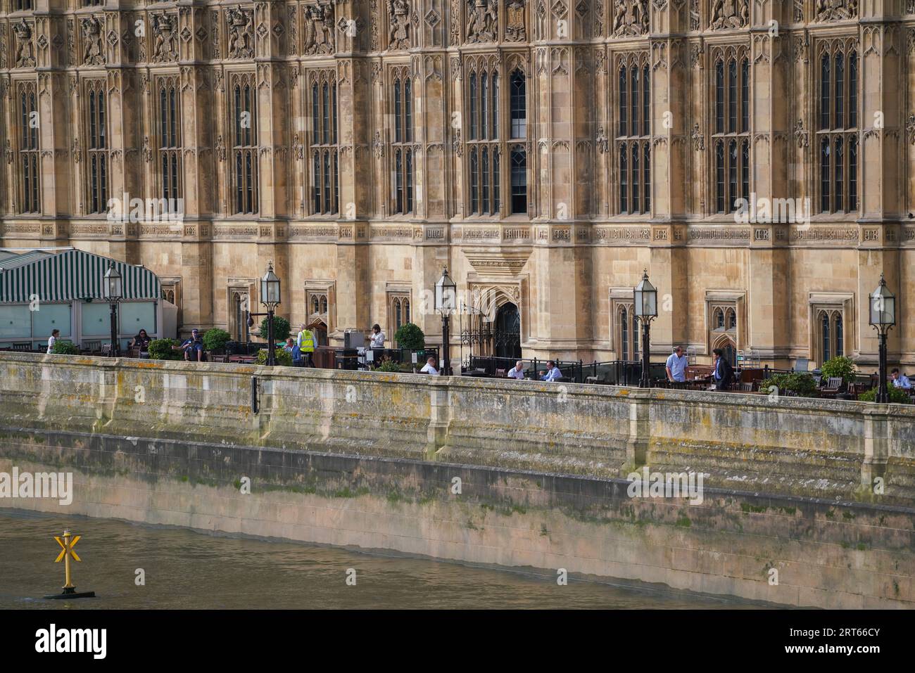 London UK. 11 September 2023 . A view of Thames pavillion at the Houses ...