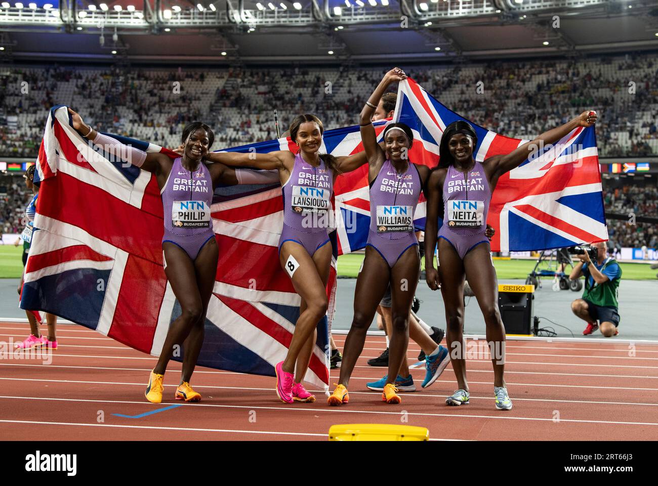 Asha Philip, Imani Lansiquot, Bianca Williams and Daryll Neita of team ...