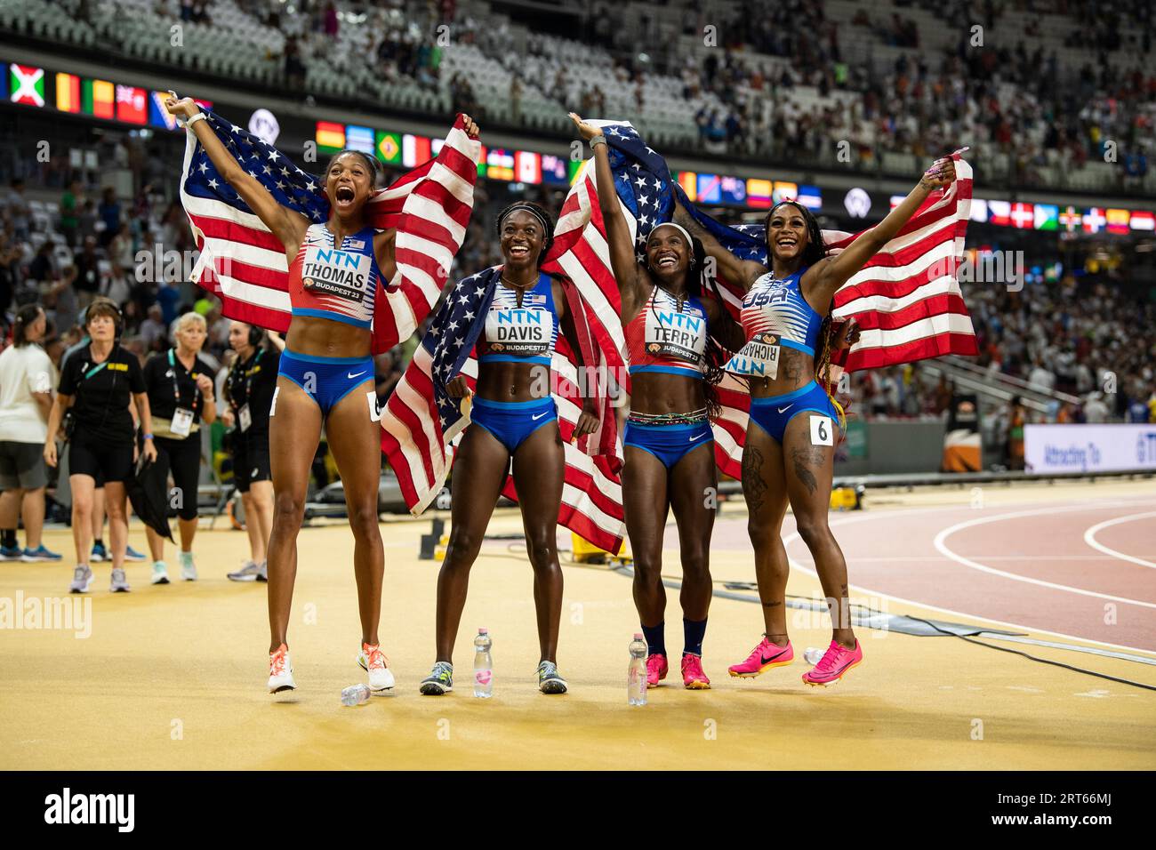 Gabrielle Thomas, Tamari Davis, Twanisha Terry and Sha'Carri Richardson ...