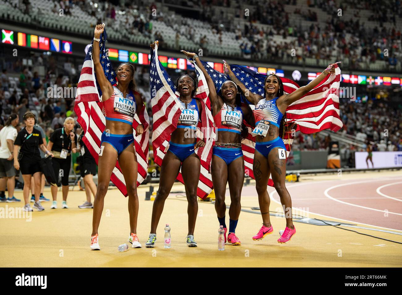 Gabrielle Thomas, Tamari Davis, Twanisha Terry and Sha'Carri Richardson ...