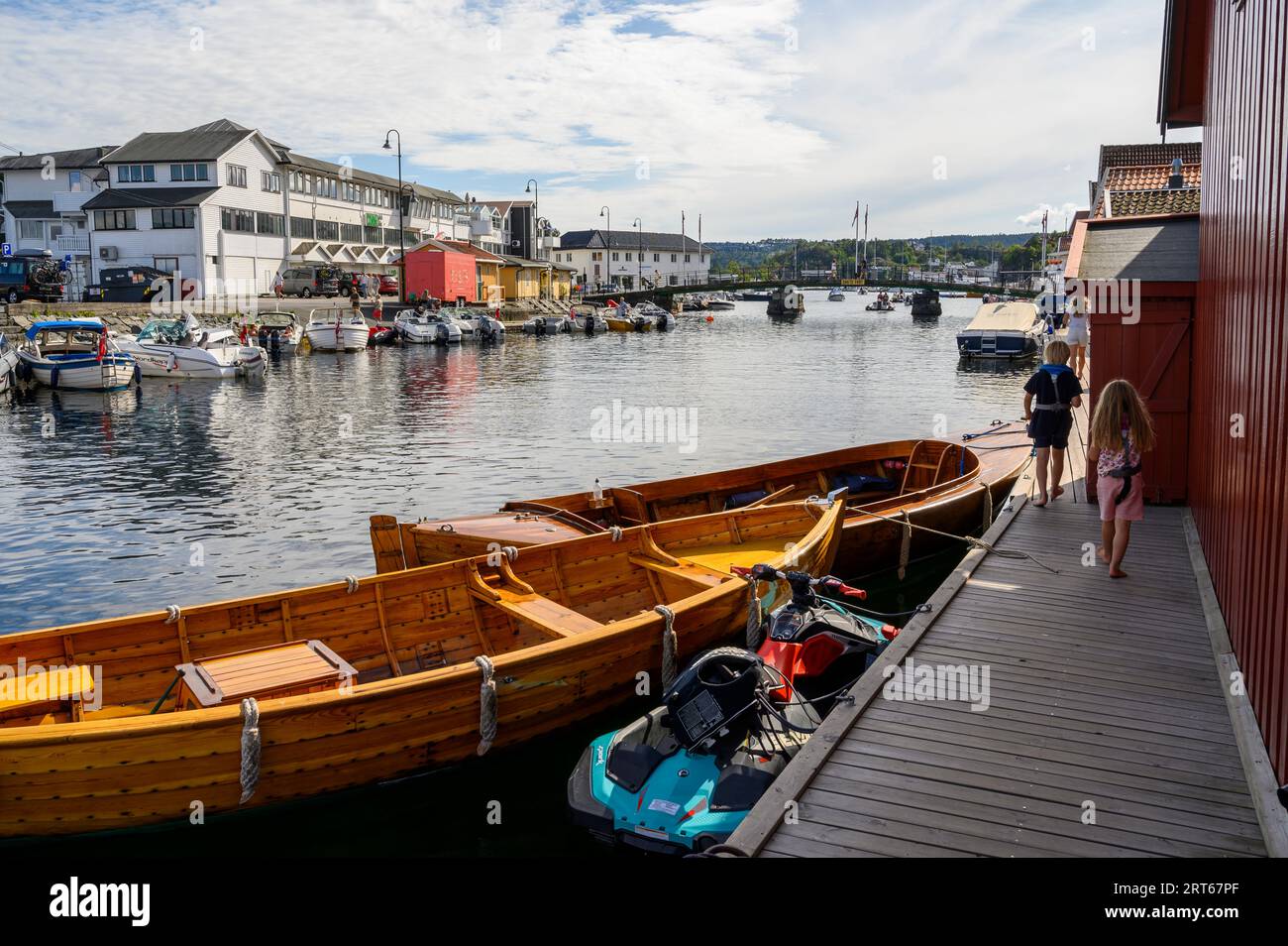 ‘Blindtarmen’ (‘the appendix’) leisure boat harbour in the well-kept ...
