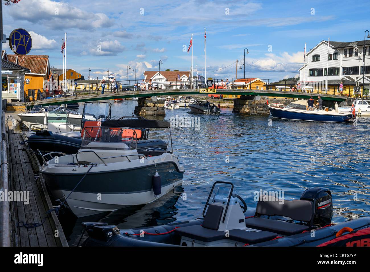 Part of theleisure boat harbour in the well kept and charming seaside ...