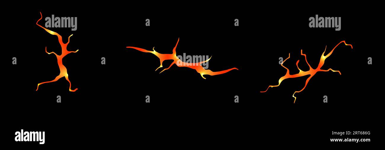 Lava crack. Earthquake and ground cracks, hole effect, craquelure and ...