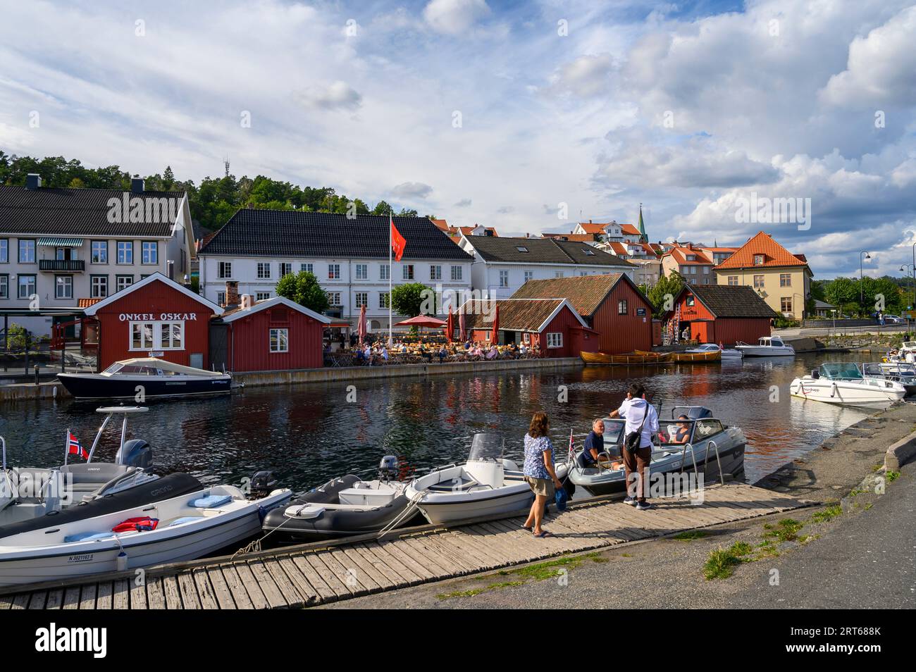 ‘Blindtarmen’ (‘the appendix’) leisure boat harbour in the well-kept ...