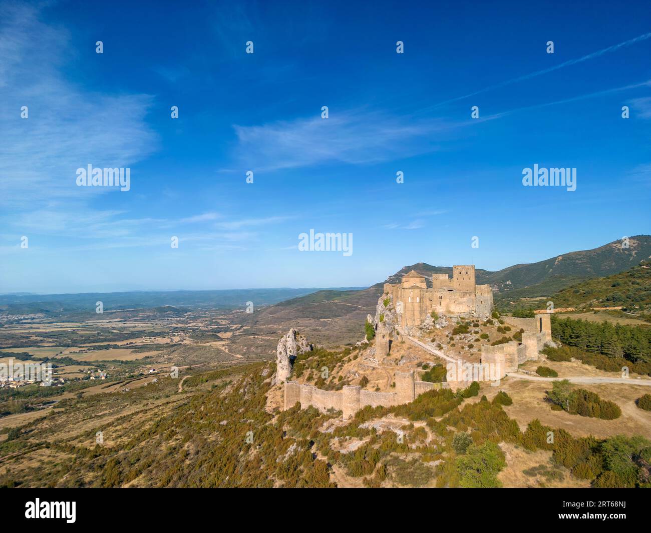 Aerial spain loarre castle hi-res stock photography and images - Alamy