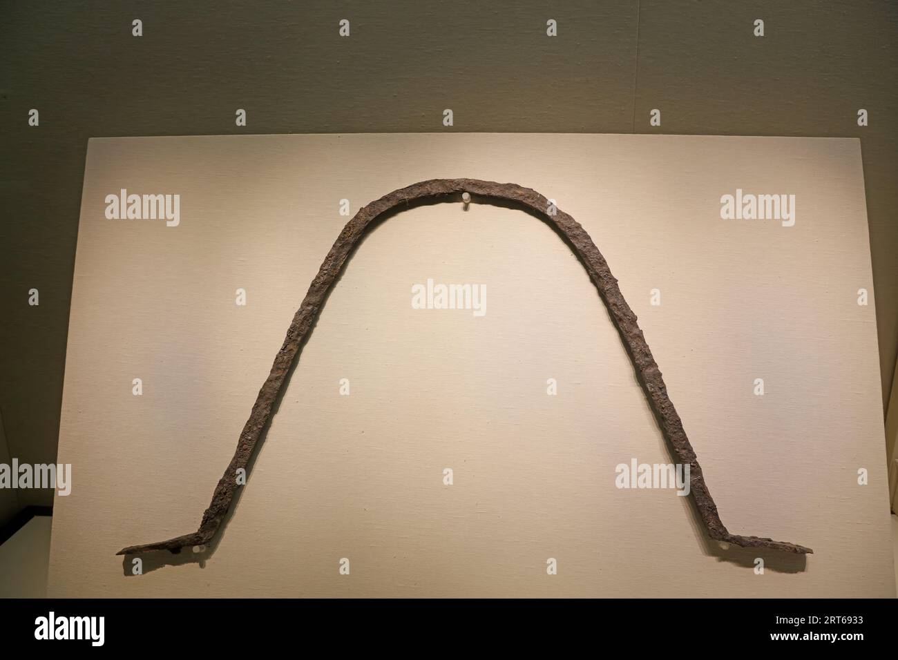 Oxidized rusty iron unearthed cultural relics Stock Photo - Alamy