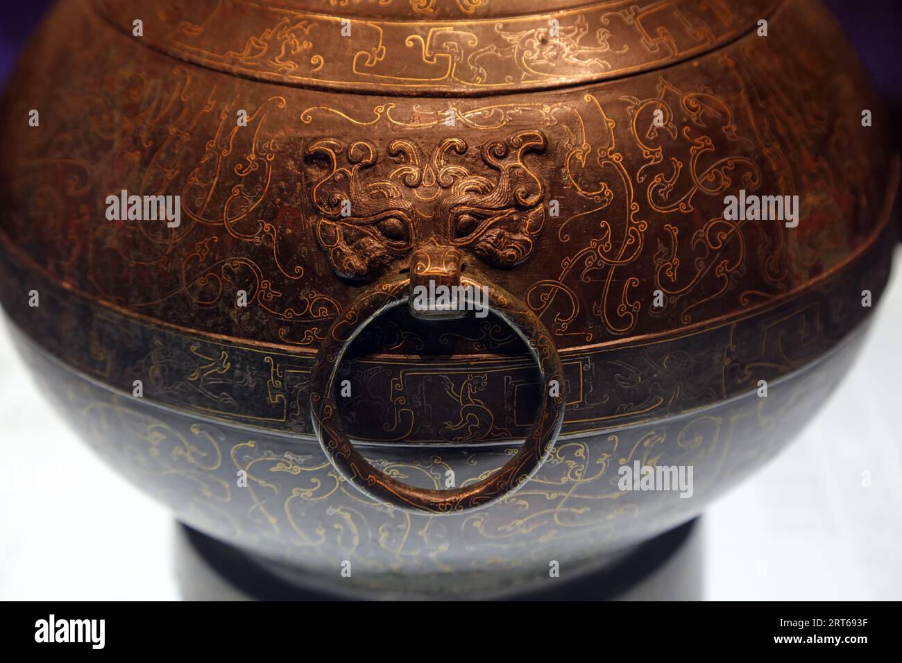 Metal Cultural Relics of Ancient China Stock Photo - Alamy