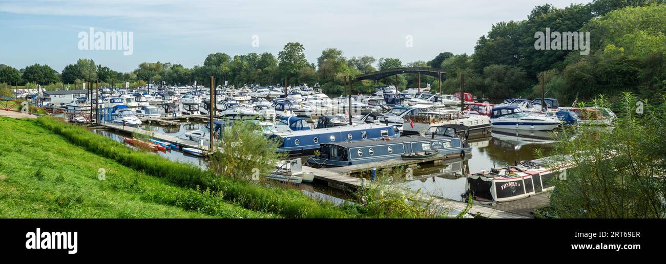 Marina at Upton-upon-Severn, Worcestershire, UK Stock Photo - Alamy