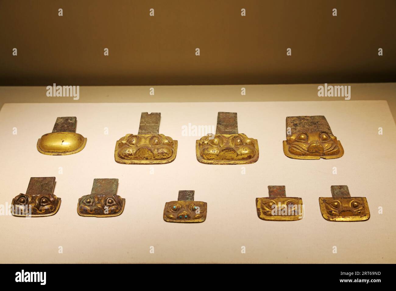 Ancient Chinese Copper Artifacts Stock Photo - Alamy