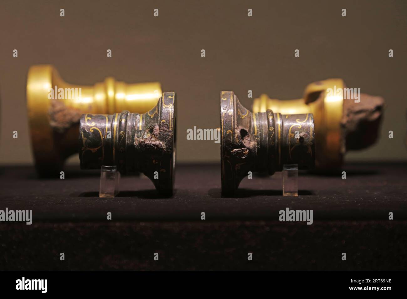 Ancient Chinese Copper Artifacts Stock Photo - Alamy