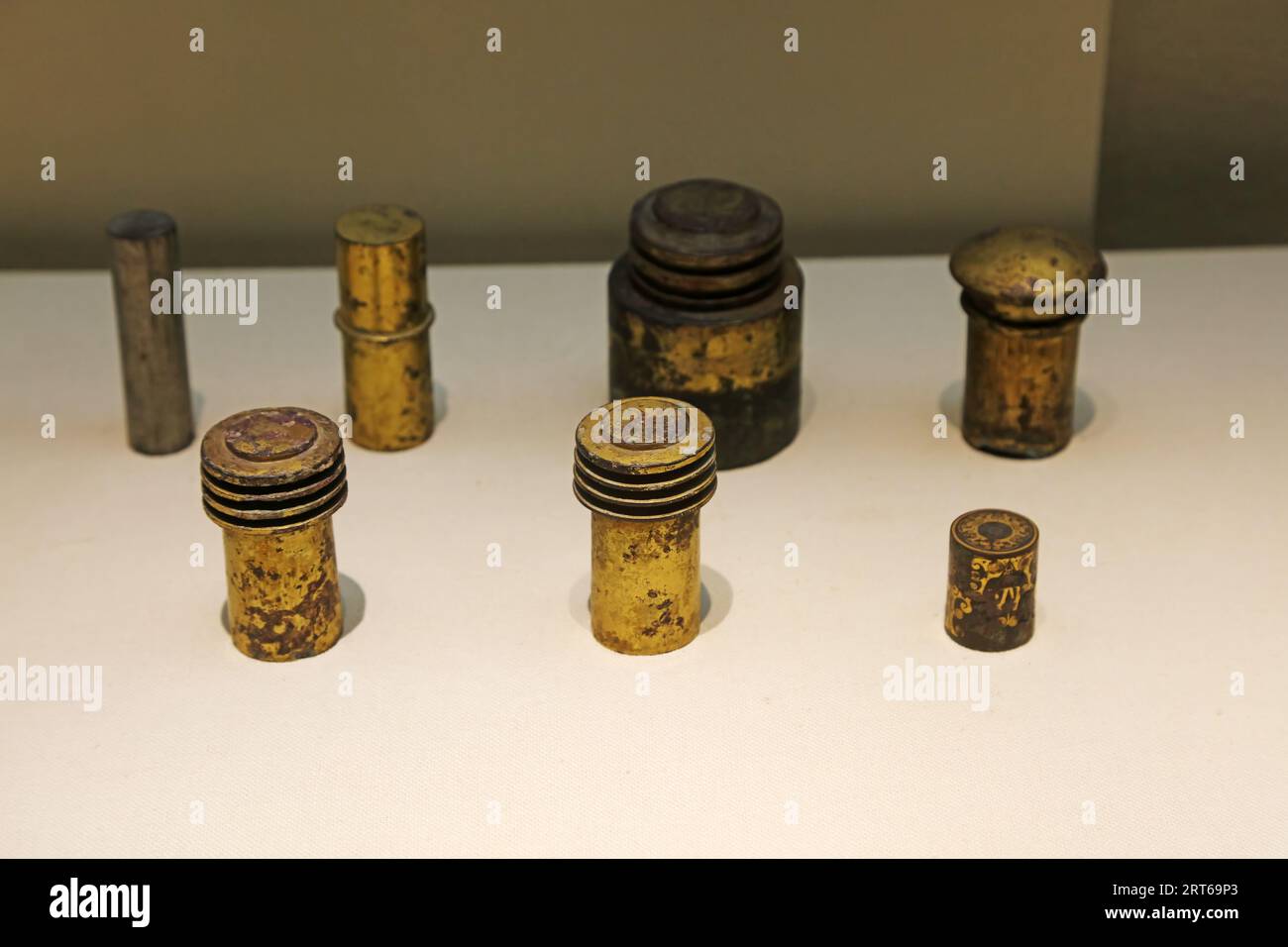 Ancient Chinese Copper Artifacts Stock Photo - Alamy
