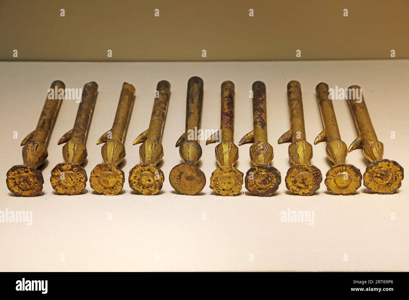 Ancient Chinese Copper Artifacts Stock Photo - Alamy