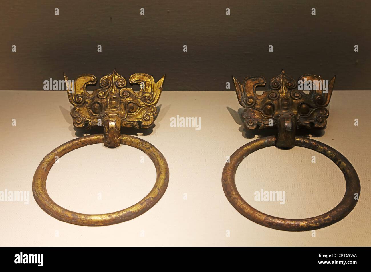 Ancient Chinese Copper Artifacts Stock Photo - Alamy