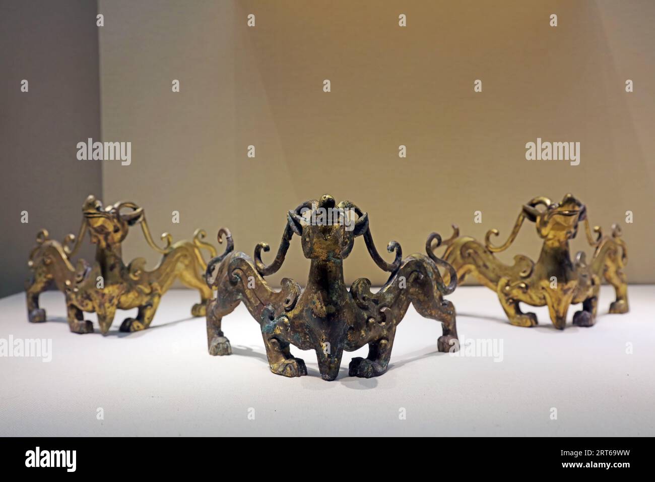 Ancient Chinese Copper Artifacts Stock Photo - Alamy
