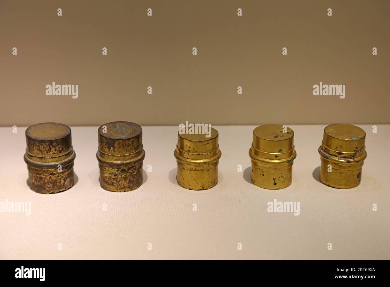 Ancient Chinese Copper Artifacts Stock Photo - Alamy