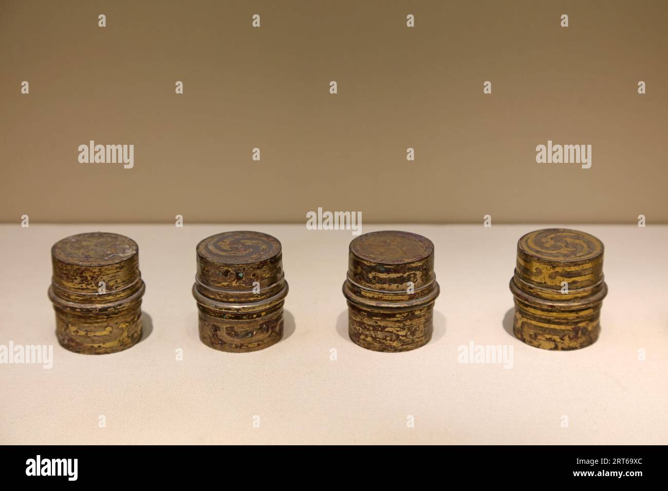 Ancient Chinese Copper Artifacts Stock Photo - Alamy