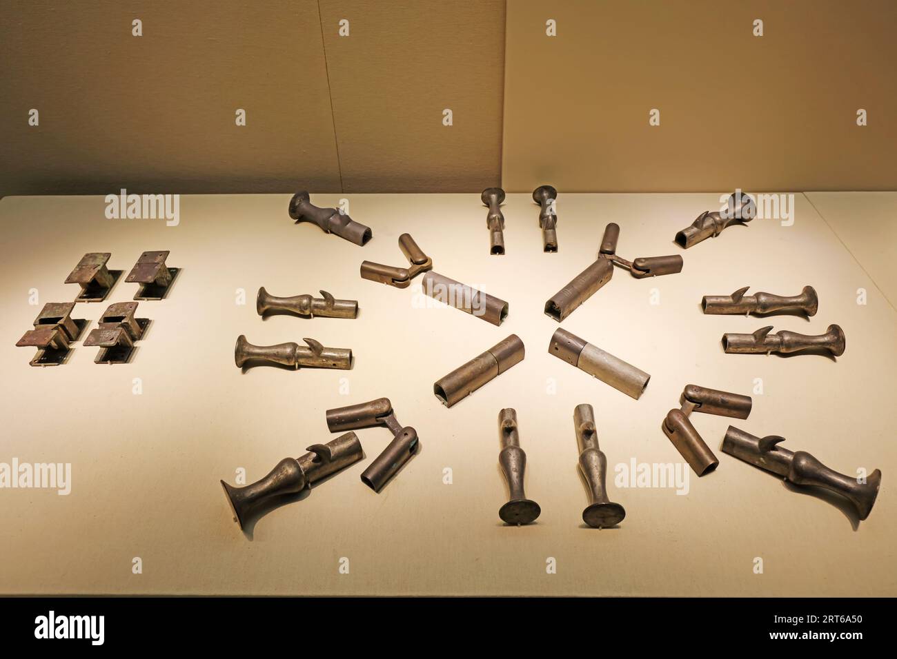 Ancient Chinese Copper Artifacts Stock Photo - Alamy