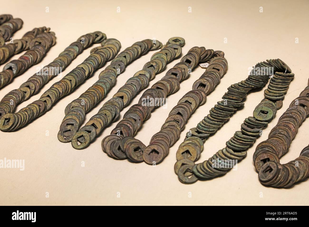 Iron coins in ancient China Stock Photo - Alamy