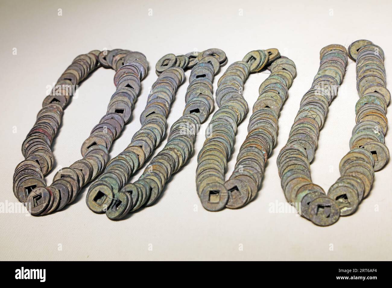 Iron coins in ancient China Stock Photo - Alamy