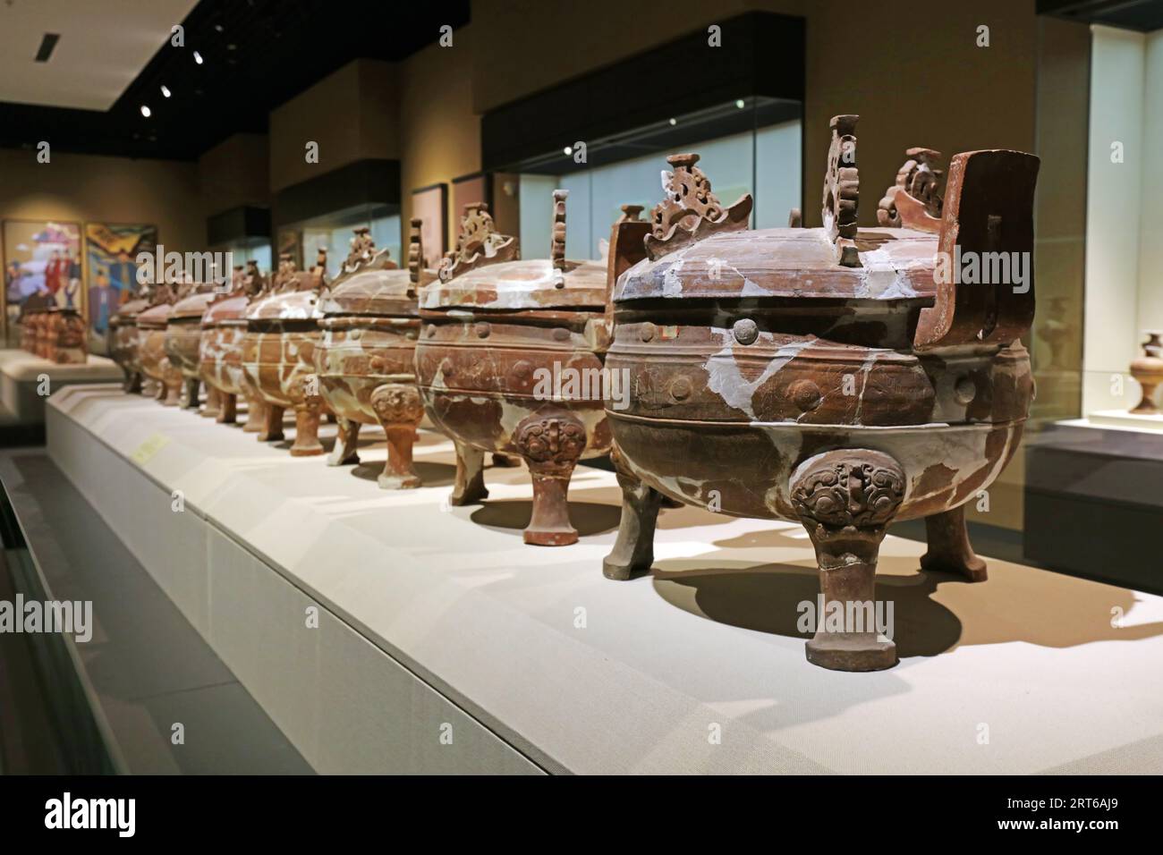 Ancient Chinese ceramics, unearthed cultural relics Stock Photo - Alamy