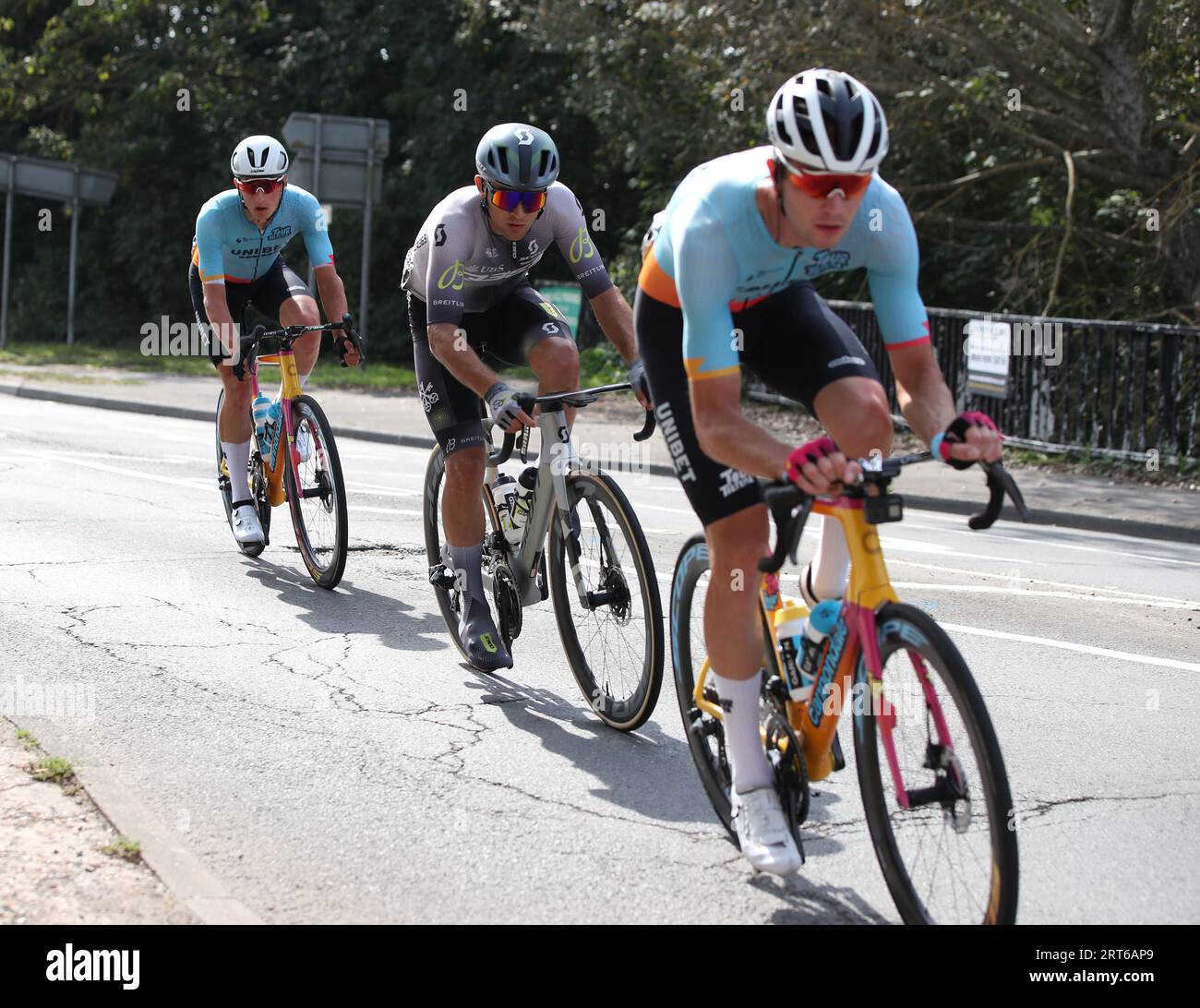 Hartthijs de Vries NED of TDT-Unibet Cycling Team and Joren Bloem NED ...