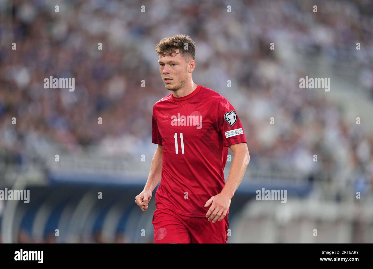 September 10 2023: Andreas Skov Olsen (Denmark) looks on during a Group ...