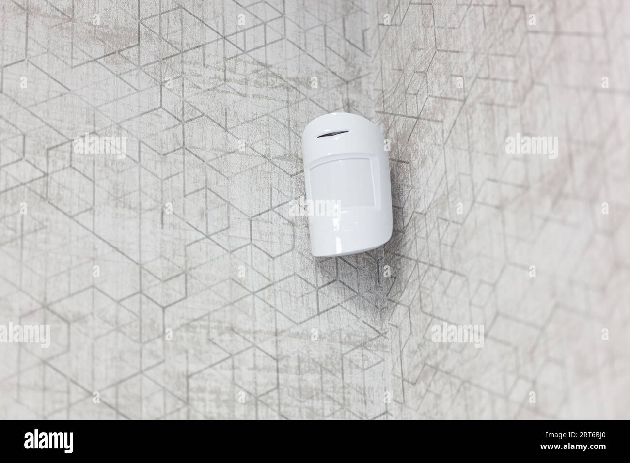 Infrared motion detector for internal alarm Stock Photo - Alamy Infrared motion detector for internal alarm Stock Photo - Alamy