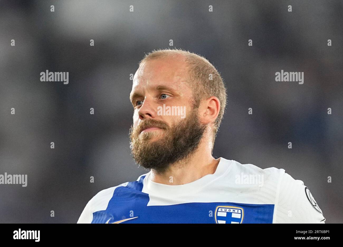 September 10 2023: Teemu Pukki (Finland) looks on during a Group H EURO ...