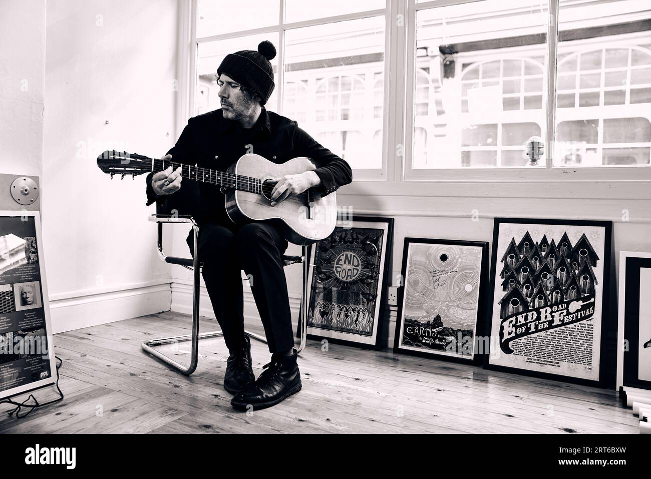 Gruff Rhys photographed in Cardiff in 2018 Stock Photo - Alamy