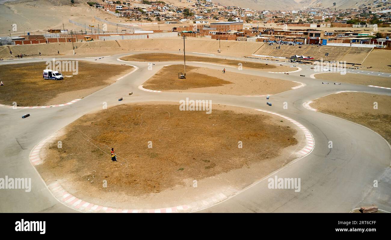 Lima, Peru 2023. Aerial view in Motopark Santa Rosa CHAMPIONSHIP Stock ...