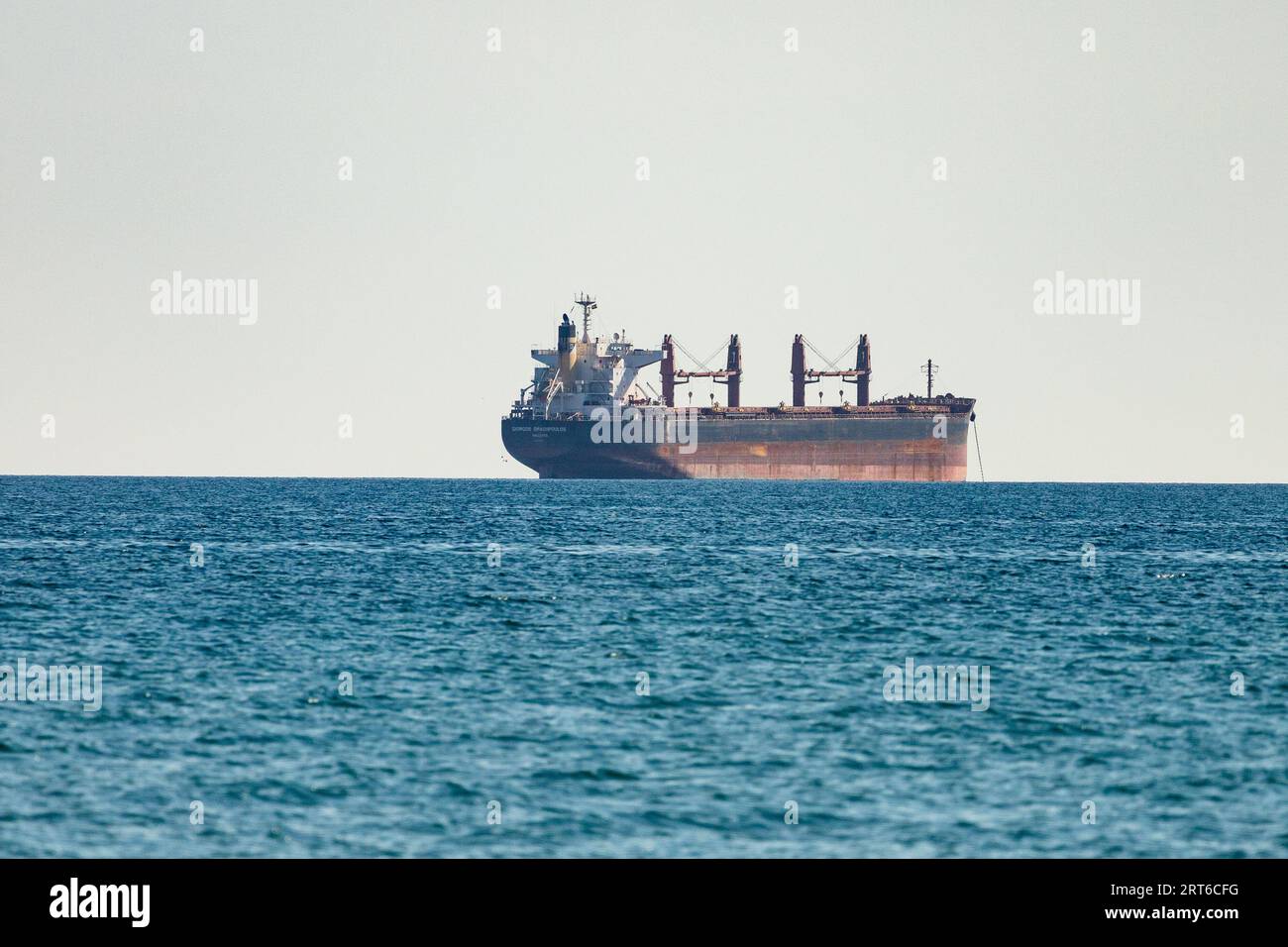 GIORGOS DRACOPOULOS Bulk Carrier at Anchor of the Port of Garrucha ...
