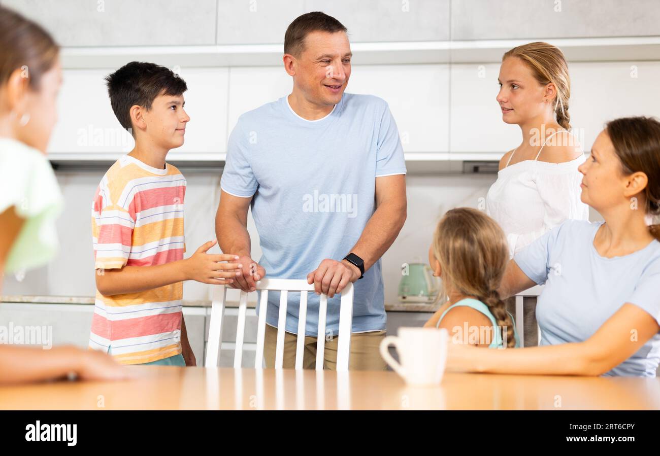 Talking to her son ukraine hi-res stock photography and images - Alamy