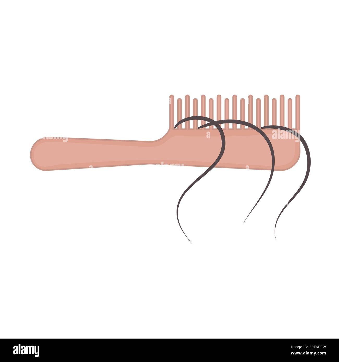 Hair loss strands in Stock Vector Images - Alamy