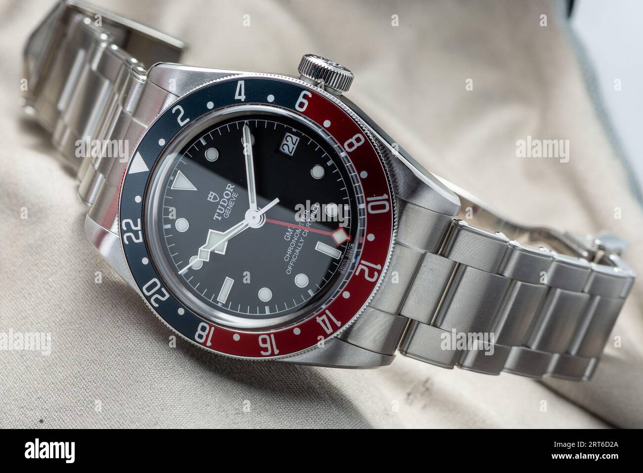 Tudor Black Bay GMT Stock Photo - Alamy