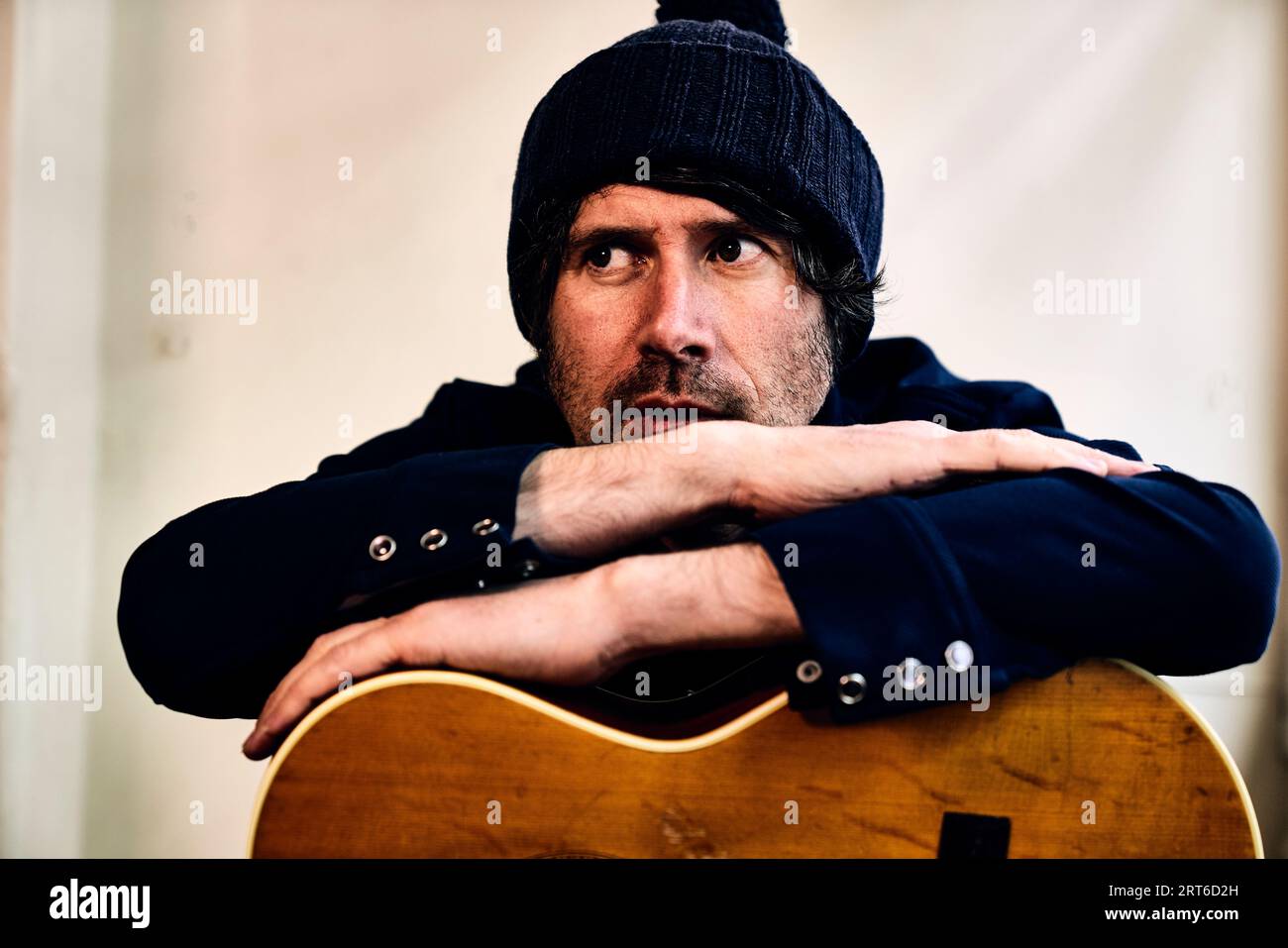 Gruff Rhys photographed in Cardiff in 2018 Stock Photo - Alamy