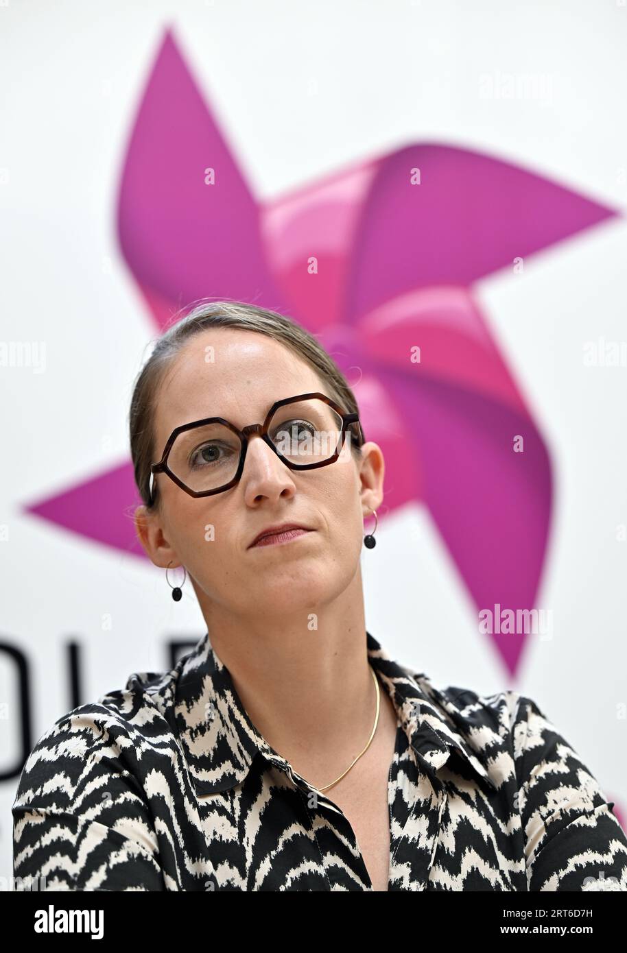 Brussels, Belgium. 11th Sep, 2023. State Secretary for Asylum and Migration policy Nicole de ...