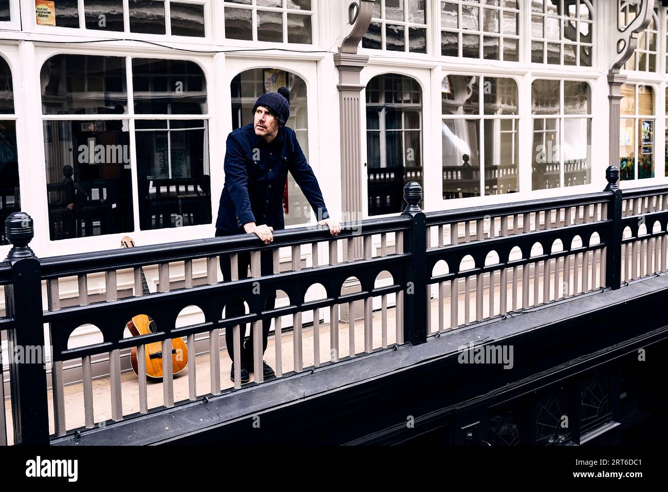 Gruff Rhys photographed in Cardiff in 2018 Stock Photo - Alamy