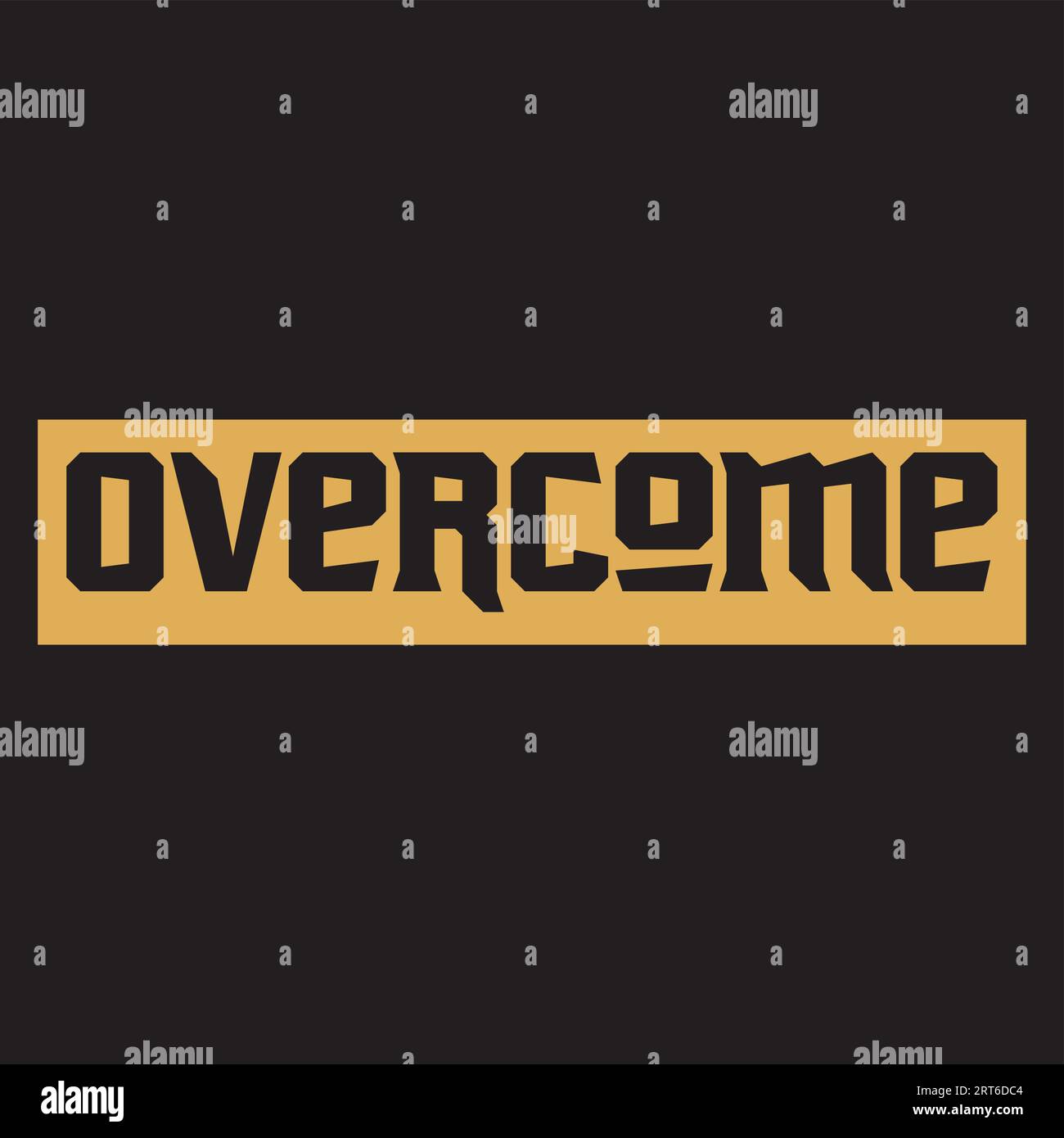 Overcome lettering text effect typography dark t shirt design Stock ... Overcome lettering text effect typography dark t shirt design Stock ...